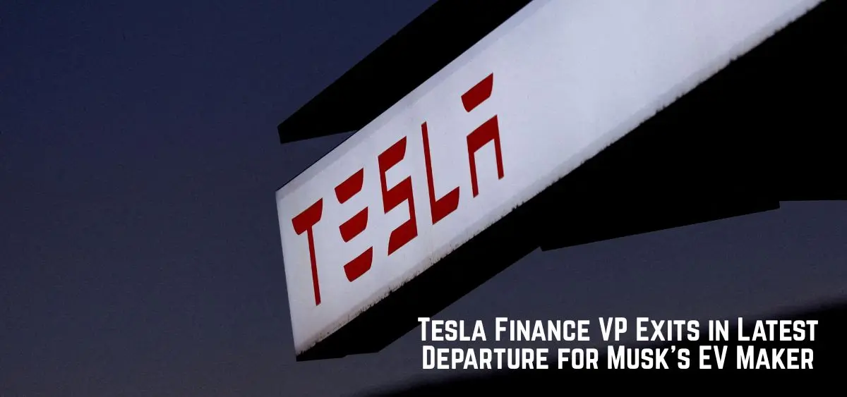 Tesla Finance VP Exits in Latest Departure for Musk's EV Maker